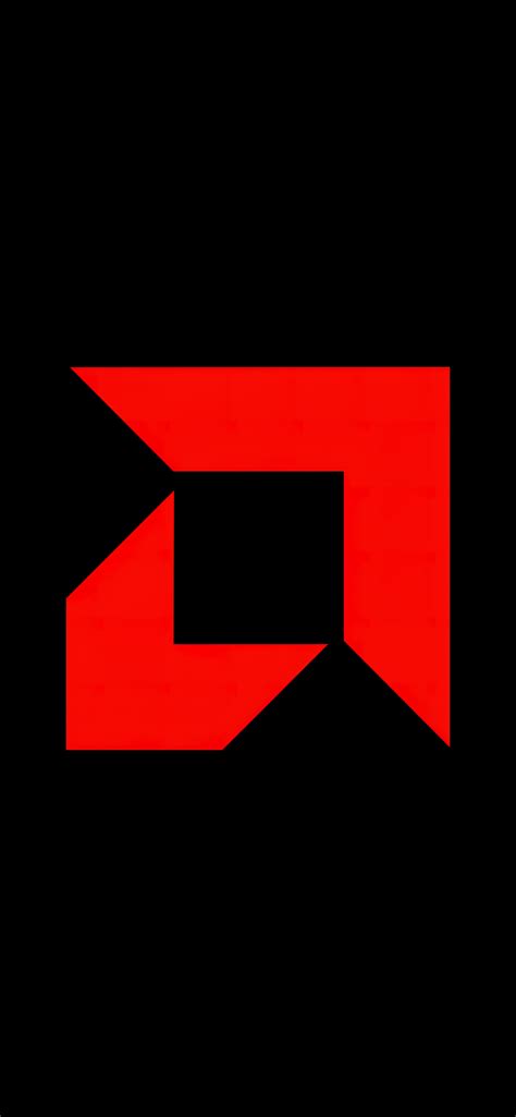 AMD Wallpaper 4K Minimal Logo Black Background