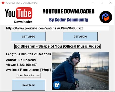 GitHub Community Programmer Youtube Video Downloader Youtube Video Downloader Using Python