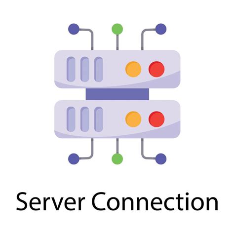 Trendy Server Connection 17772363 Vector Art At Vecteezy