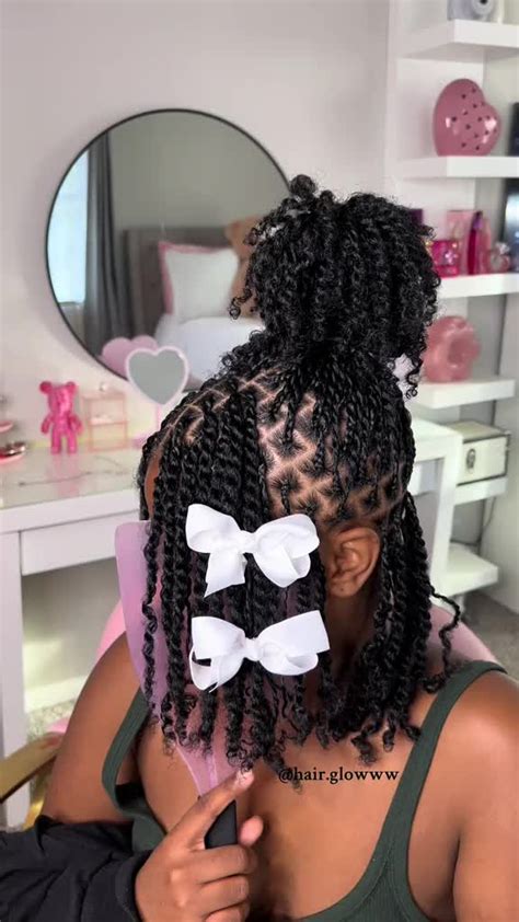 Micro Twists On Natural Hair🔥 In 2025 Kinky Twist Hairstyles Braids
