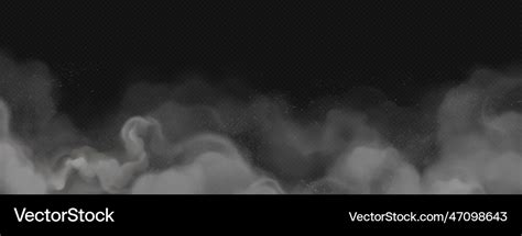 Ash Powder Background Smoke Cloud Effect Vector Image