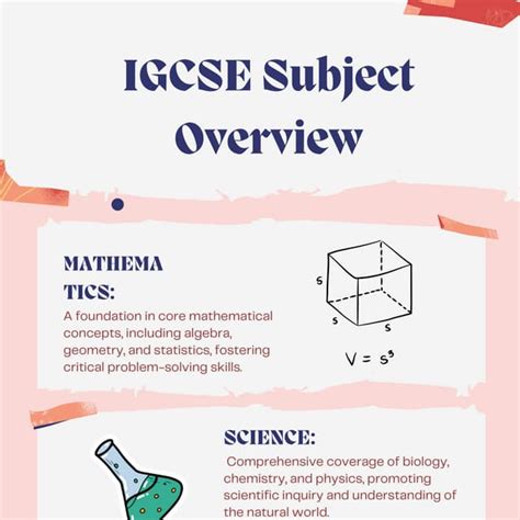 Igcse Subject Overview A Diverse Educational Journey Pdf