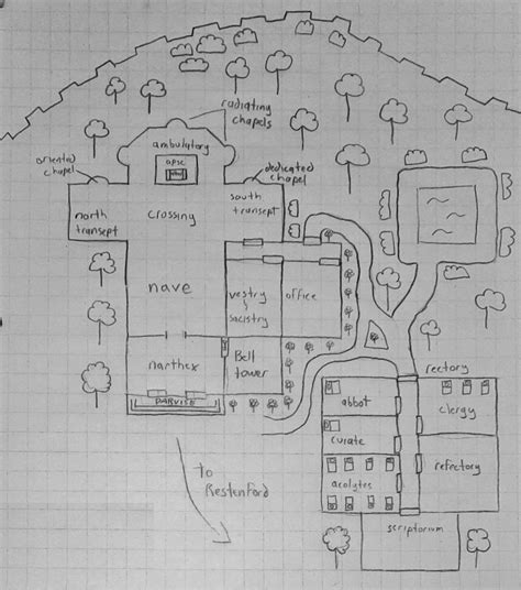 A Church Map Swords And Schlock