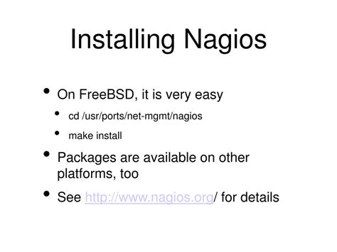 PPT NOC TOOLS Nagios PowerPoint Presentation Free Download ID