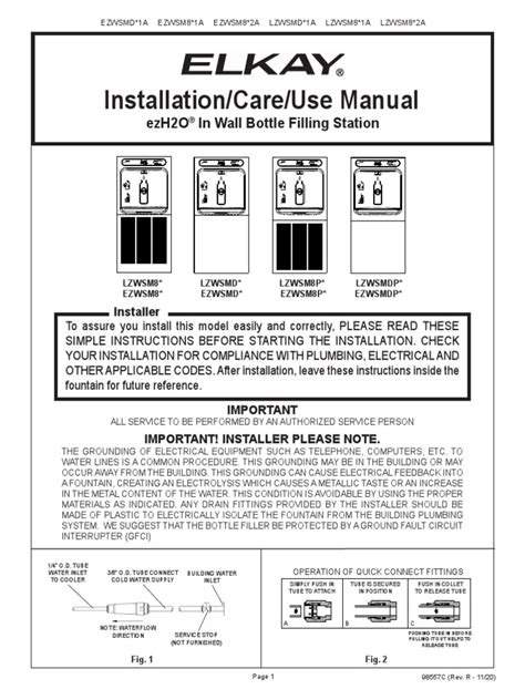 Elkay Manual Pdf