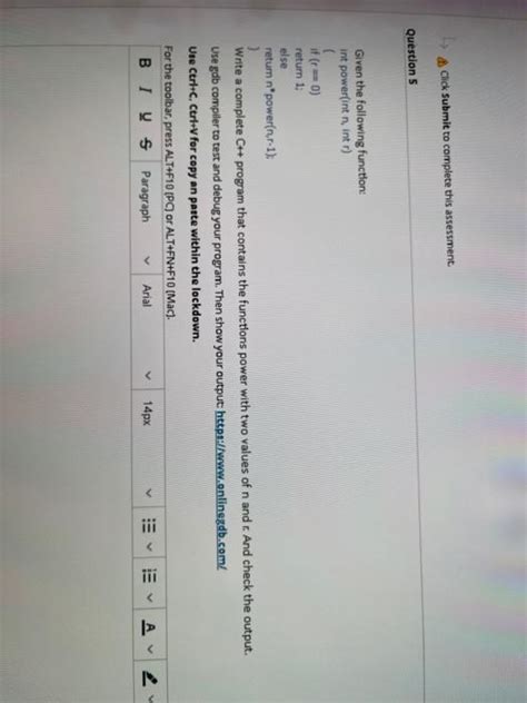 solved click submit to complete this assessment questions