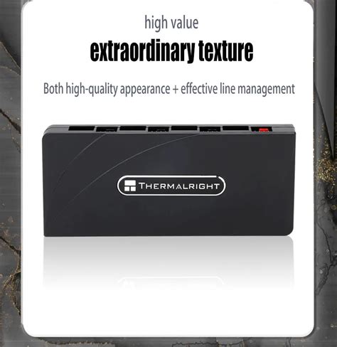 Thermalright PWM Fan Hub ARGB Hub Port Pin PC Fan Controller V Fan Hub Strong Paste