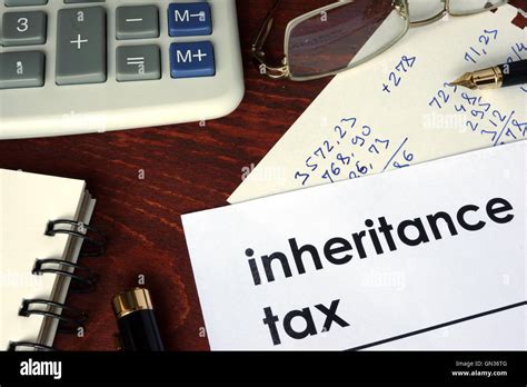 Inheritance Tax Form Hi Res Stock Photography And Images Alamy