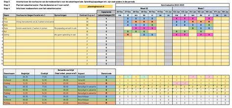 Excel Templates Om Een Planning In Excel Te Maken Planning In Excel