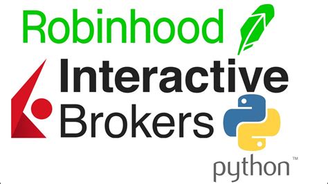 robinhood and interactive brokers python api example portfolio