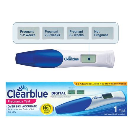 Buy Clearblue Digital Pregnancy Test With Weeks Indicator Doctoroncall