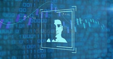 Composition Of Data Processing With Man Portrait Over Shapes Stock Image Image Of Processing