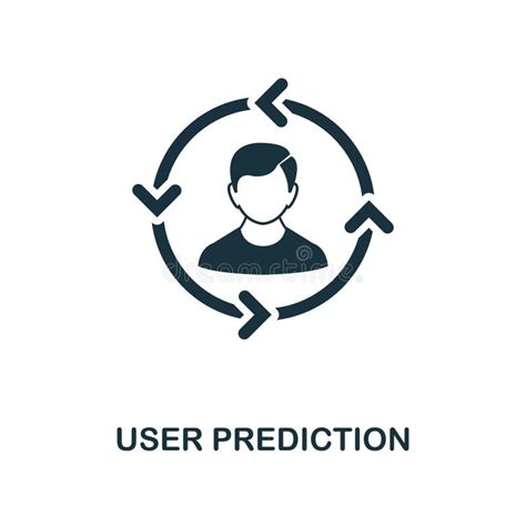 User Prediction Icon Vector Set Behaviour Illustration Sign Collection Consumer Symbol Stock