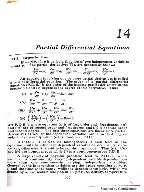 partial differential equations pdf