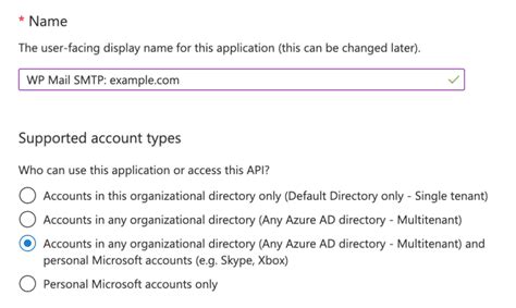 como brindar accesos para configurar smtp de azure microsoft kratem