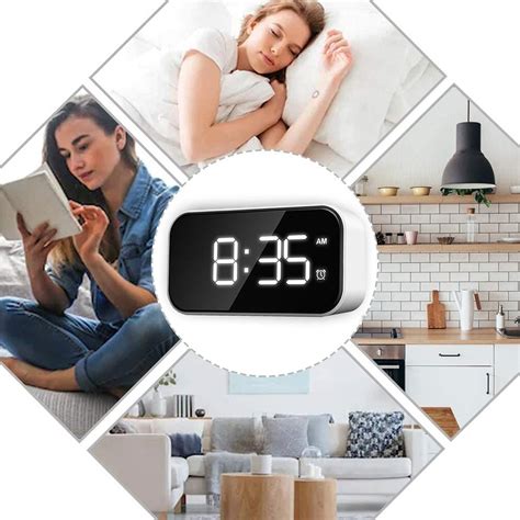 Black Background Electronic Alarm Clock Without Ba Grandado