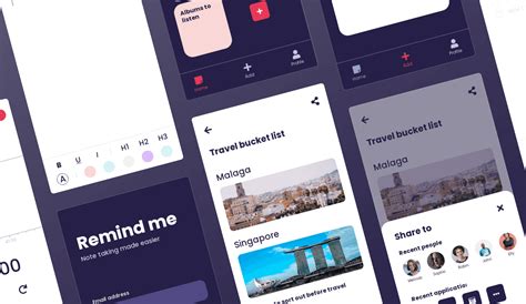 Notes App Ui Design Template Notes App Design Uizard