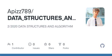 Github Apizz789datastructuresandalgorithm 22020 Data Structures