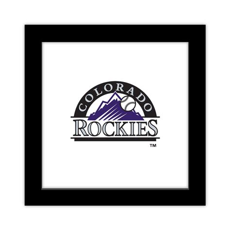 Gallery Pops Mlb Colorado Rockies Secondary Club Logo Framed Art Print