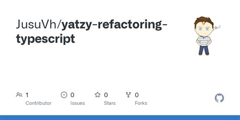 GitHub JusuVh Yatzy Refactoring Typescript