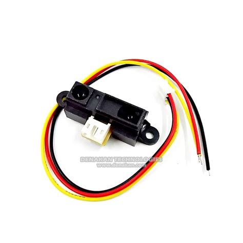 Sharp Analog Ir Distance Sensor 10 80cm Denakan Technologies