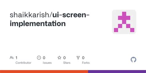 Shaik Karishma On Linkedin Github Shaikkarishui Screen Implementation