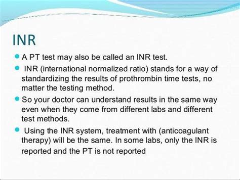 What Is Inr Medizzy