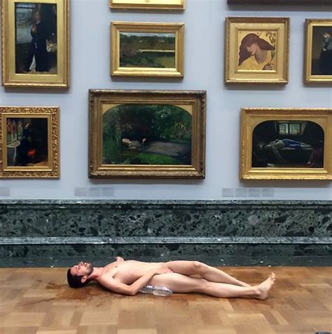 Performance Artist Poses Naked With World S Greatest Sculptures But Claims It S For A Very