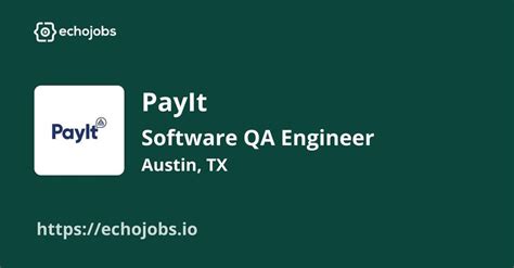 Payit Is Hiring Software Qa Engineer Automation Usd 70k 100k Austin