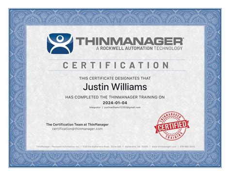 Justin Williams On Linkedin I Have Recently Complete Rockwell Automations Thinmanager Training…