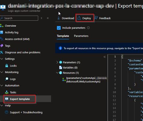 azure logic app custom connector not editable microsoft qanda