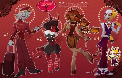 Adoptables Hazbin Hotel [closed] By Mrjuguito On Deviantart