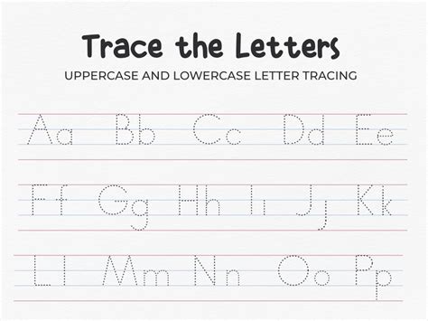 Alphabet Uppercase And Lowercase Letter Tracing Pdf A Z