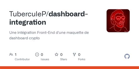 Github Tuberculepdashboard Integration Une Intégration Front End Dune Maquette De Dashboard