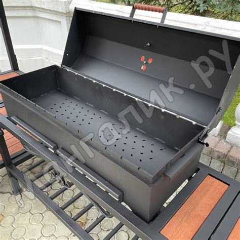 Гриль-Мангал "ЦЕЗАРЬ" с печкой под казан 12-16л и местом под тандыр