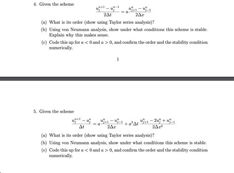 Given The Advection Wave Equation Utaux Where A