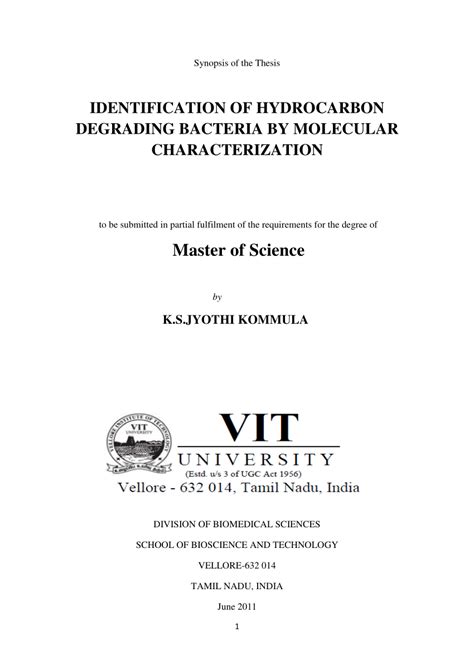Pdf Identification Of Hydrocarbon Degrading Bacteria By Molecular Characterization
