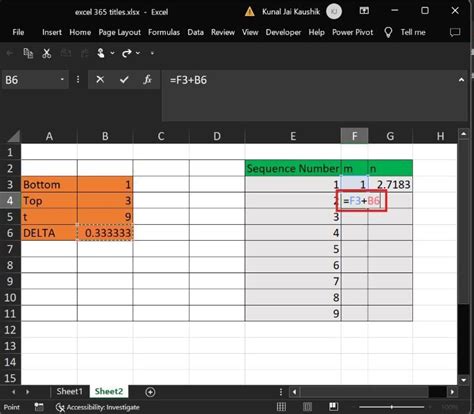 Simpsons Rule In Excel