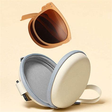 Read Polarized Folding Sunglasses For Women Men Black Square Foldable