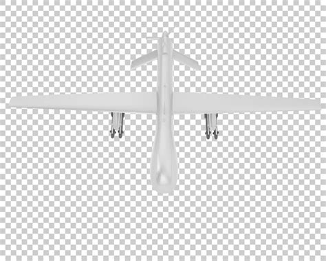 무인 항공기 투명 배경 3d 렌더링 그림에 격리 프리미엄 Psd 파일