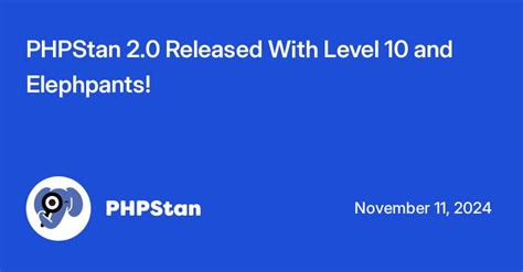 micha el bladowski on linkedin phpstan 2 0 released with level 10 and