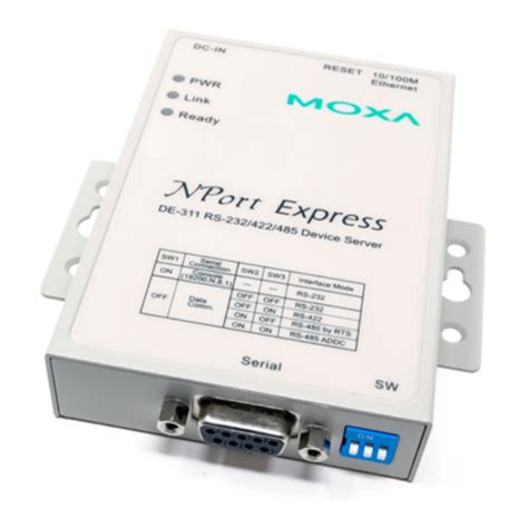 Moxa Technologies Nport De Series Quick Installation Manual Pdf Download Manualslib