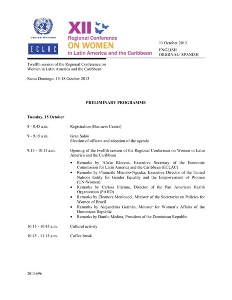 Preliminary Programme