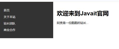 前端简约侧边栏布局页面 前端侧边栏 csdn博客