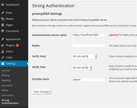 Secure Wordpress Login With Two Factor Authentication Using PrivacyIDEA
