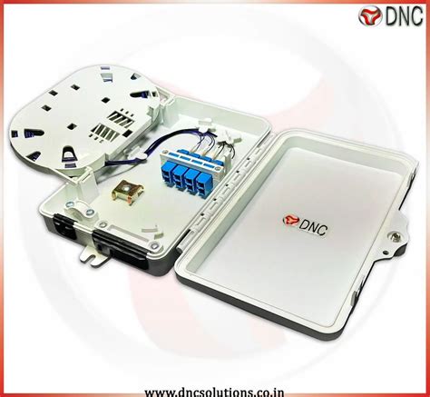 4 Port Lc Single Mode Duplex Wall Mount Abs Fiber Optic Patch Panel At