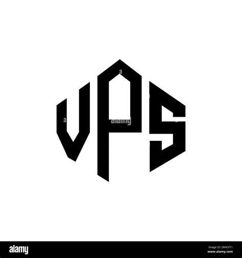 Vps Letter Logo Design With Polygon Shape Vps Polygon And Cube Shape Logo Design Vps Hexagon