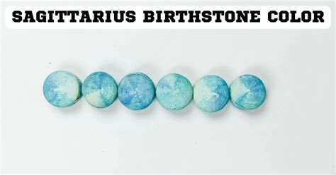 Sagittarius Birthstone Color Known As A Stone Of Peace Wisdom And