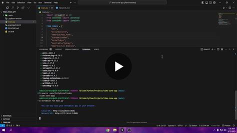 ⏰ Simple Time Zone Converter—built With Python Faizan Atif