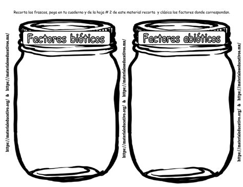 Actividades Didácticas Sobre Factores Bióticos y Abióticos Material